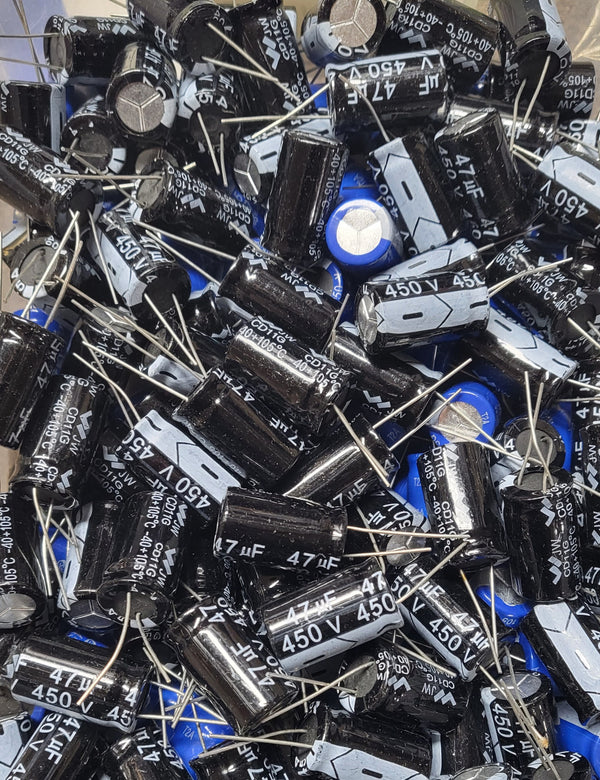 Radial Electrolytic Capacitors 450-550v – Tony's Capacitor Corner